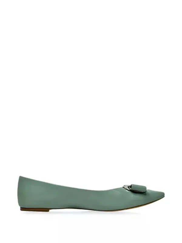 FERRAGAMO Lambskin Vara Bow Ballet Flats