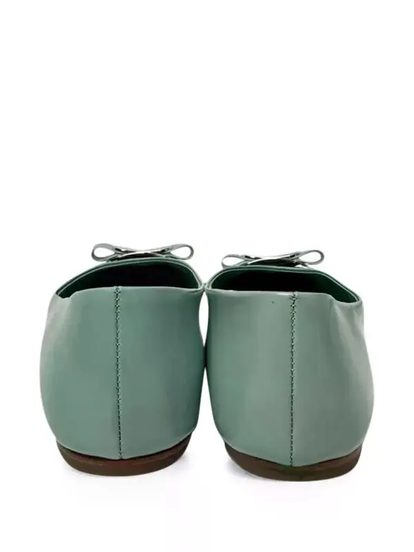 FERRAGAMO Lambskin Vara Bow Ballet Flats