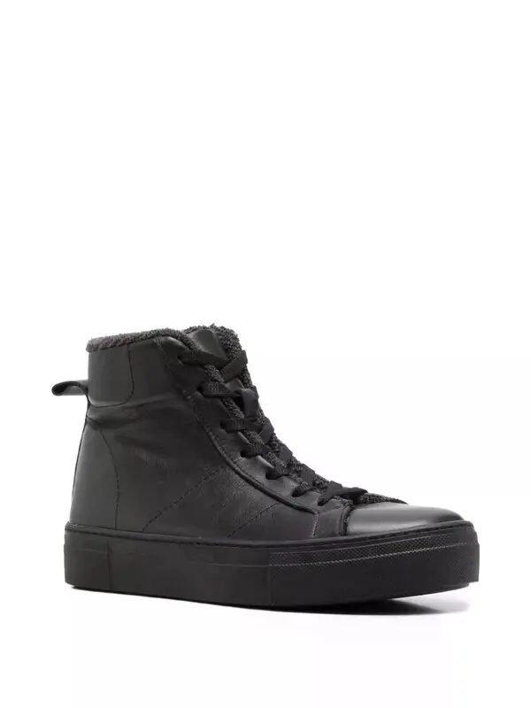 SERGIO MORETTI FIRENZE High-top Sneakers With Fleece Lining