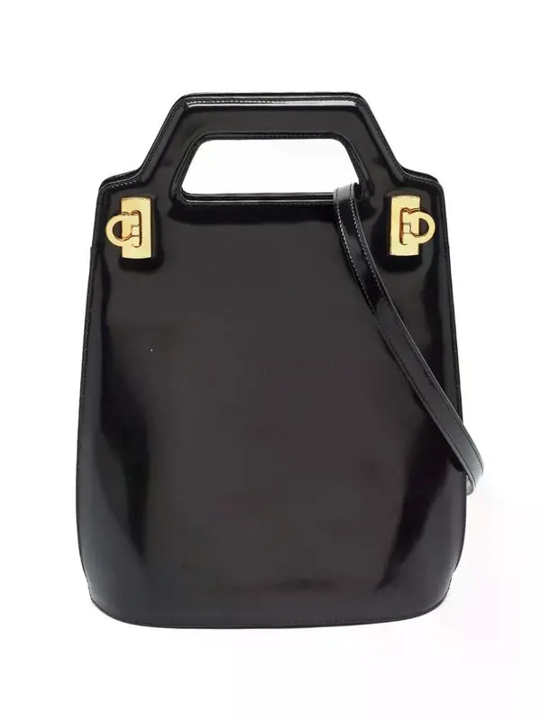 FERRAGAMO Wanda North South Tote Bag - Black