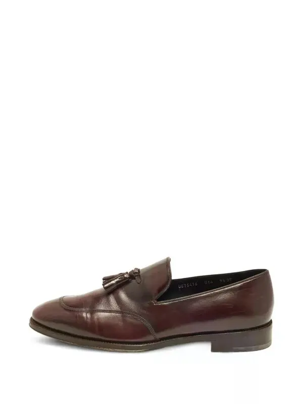 FERRAGAMO Tassel Penny Loafers - Brown
