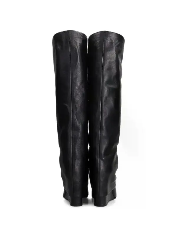 THE SELLER Pointed-toe Wedge Boots - Black
