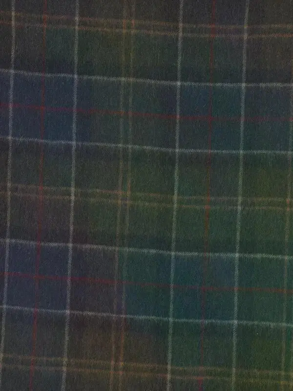 Barbour Shadow Classic Tartan Fringed Scarf