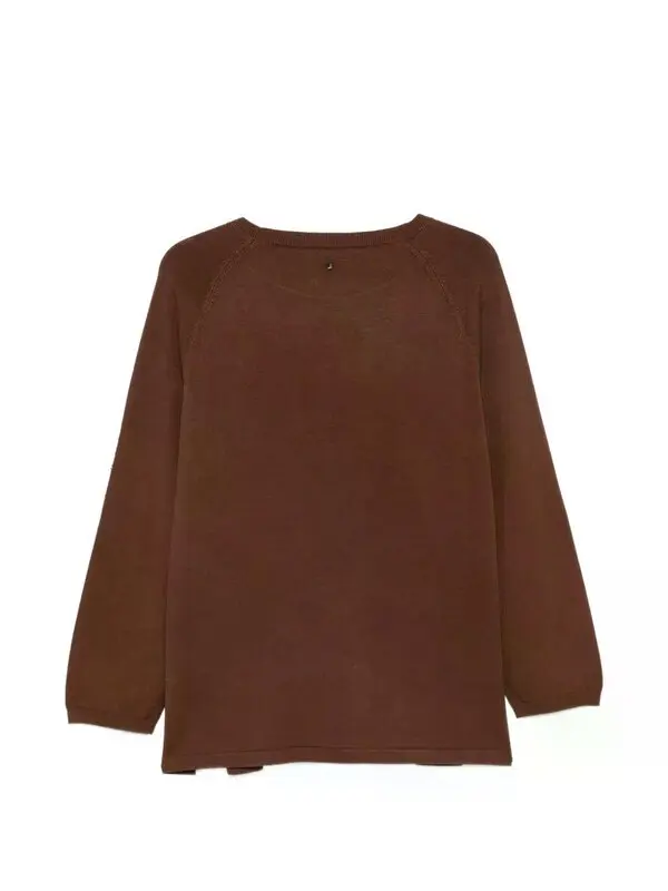 Marina Rinaldi Sequin Embellished Raglan Sleeve Sweater