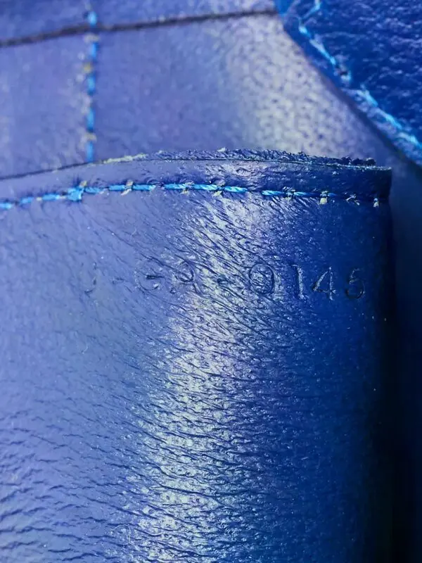 Celine 2015 Mini Belt Leather Tote Bag - Blue