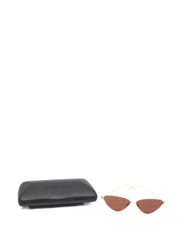 Balenciaga Logo-print Cat-eye Sunglasses