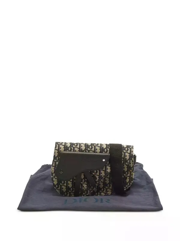Dior Saddle Oblique-canvas Messenger Bag
