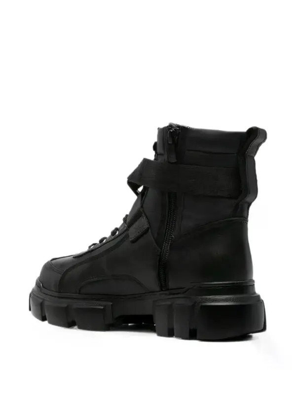 SERGIO MORETTI FIRENZE Buckle-fastening Panelled Ankle Boots