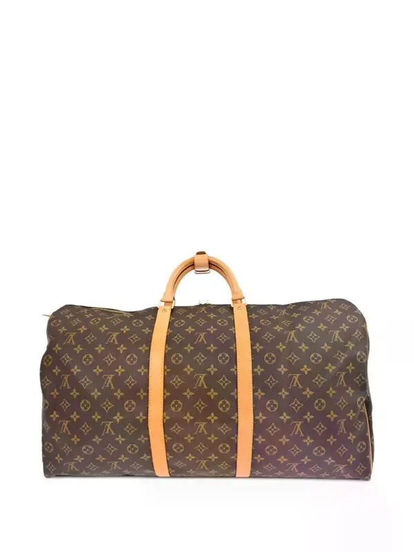 LOUIS VUITTON Monogram Travel Handbag - Brown