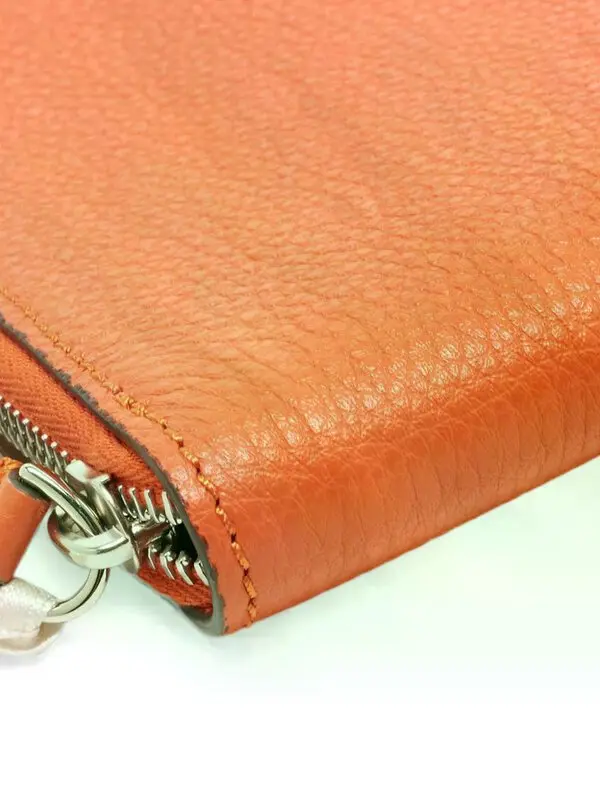 Fendi Zip-around Leather Pouch