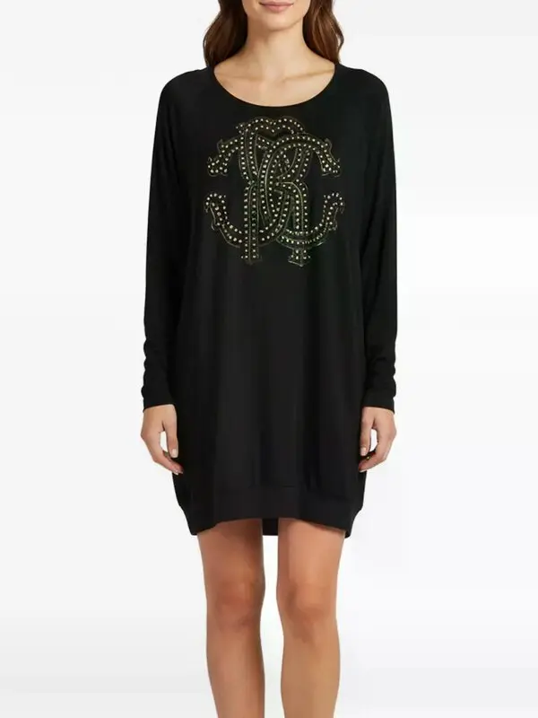 Roberto Cavalli Open Back Draped Sweater
