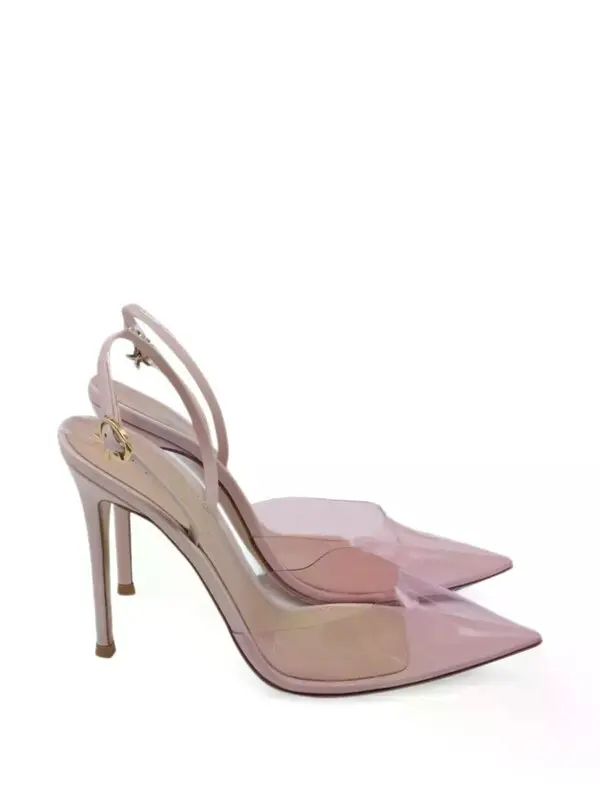 GIANVITO ROSSI Ribbon D'orsay Pumps
