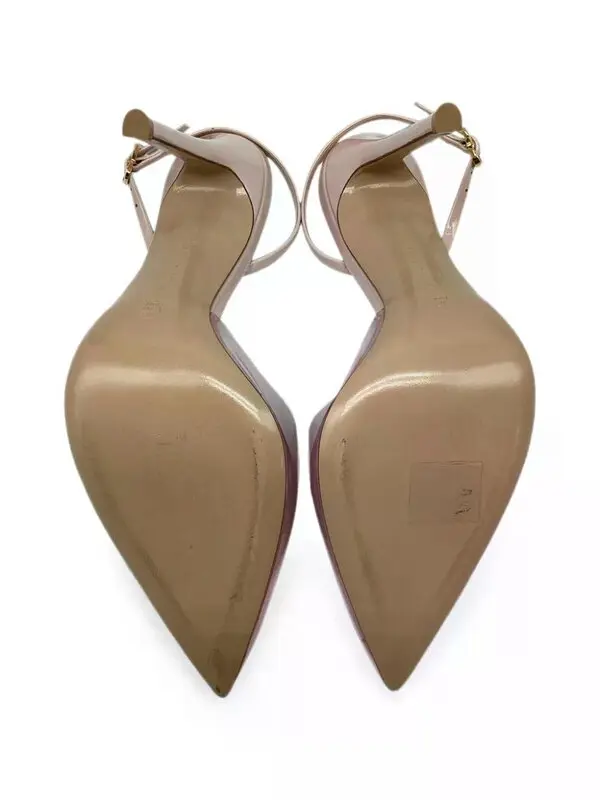 GIANVITO ROSSI Ribbon D'orsay Pumps
