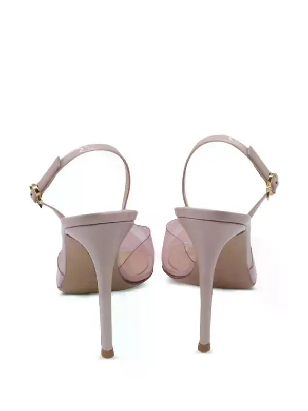 GIANVITO ROSSI Ribbon D'orsay Pumps - Pink