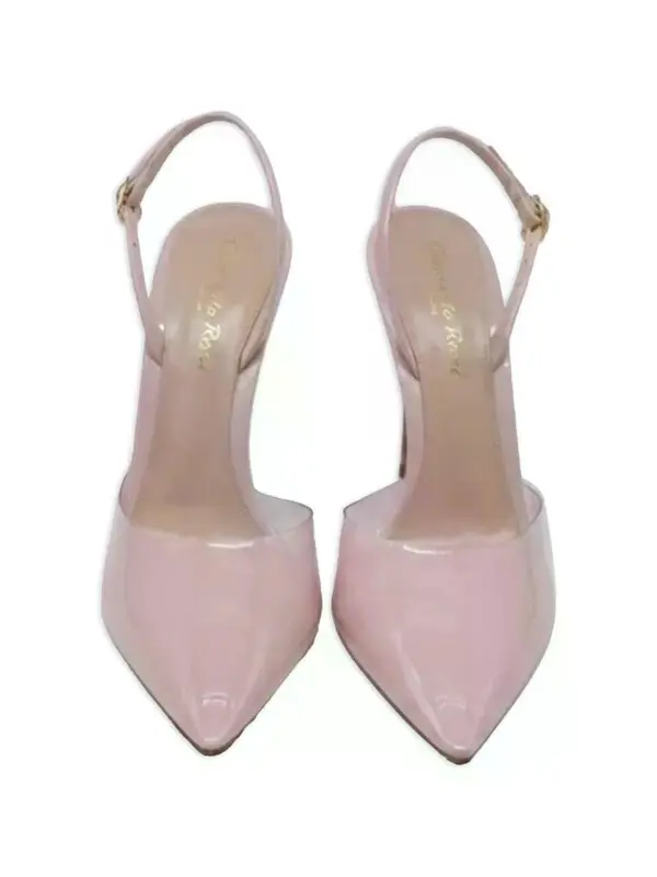 GIANVITO ROSSI Ribbon D'orsay Pumps - Pink
