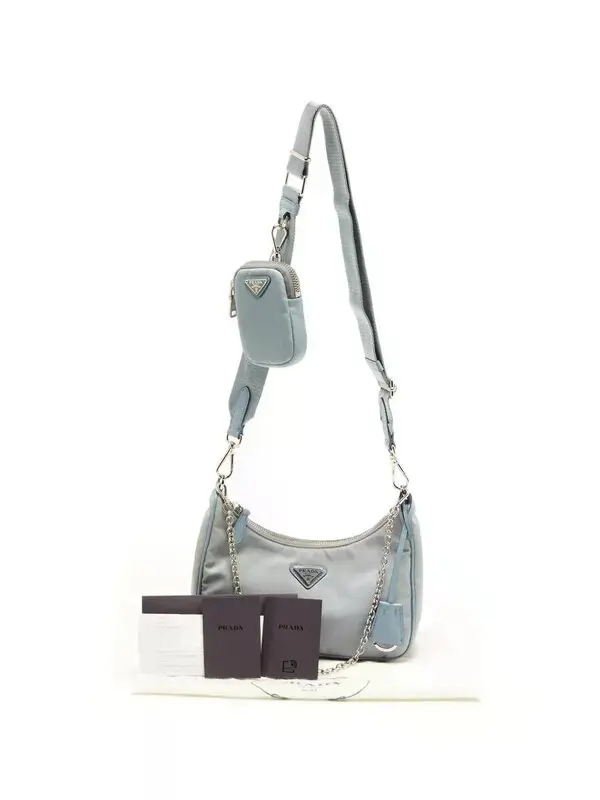 Prada 2005 Re-edition Shoulder Bag - Blue