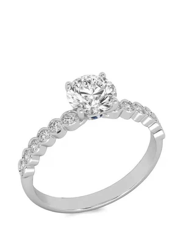 SOLO FOR DIAMONDS Diamond-embellished Prong-set Ring