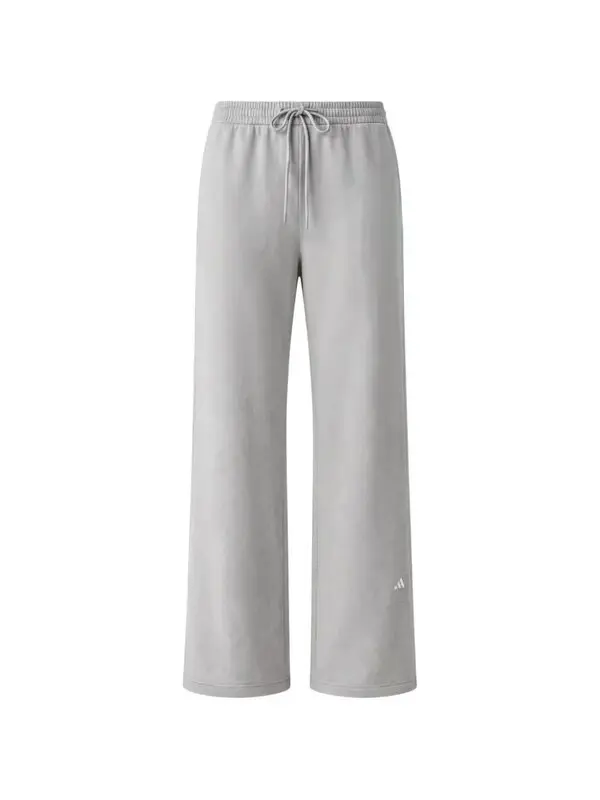 Adidas By Stella Mccartney Straight-leg French Terry Trousers - Grey