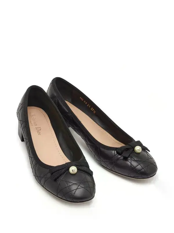 Dior Cannage Quilted Heeled Pumps