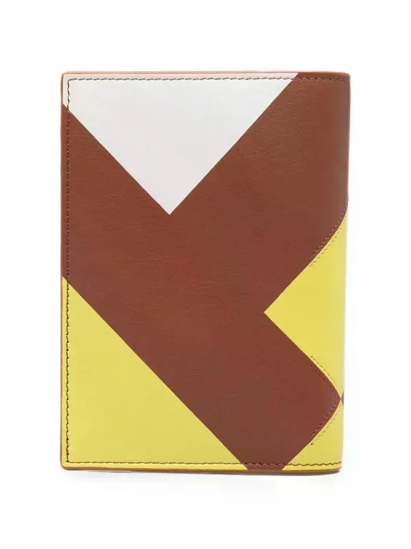 Loewe Anagram Geometric Passport Cover