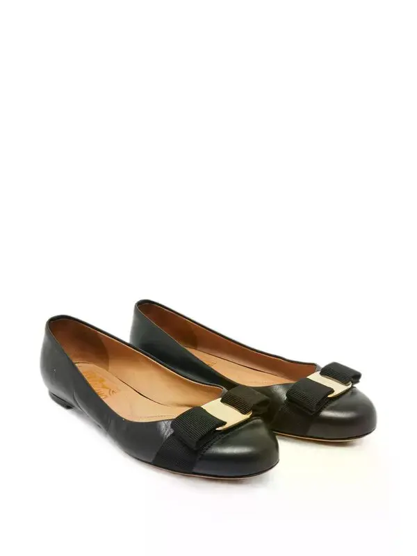 FERRAGAMO Varina Bow Ballet Flats
