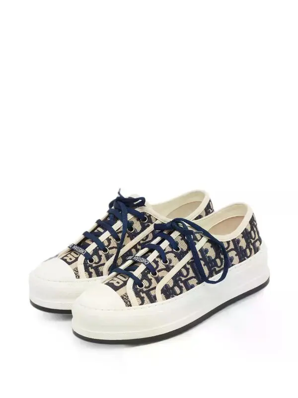 Dior Oblique Jacquard Lace-up Low-top Sneakers