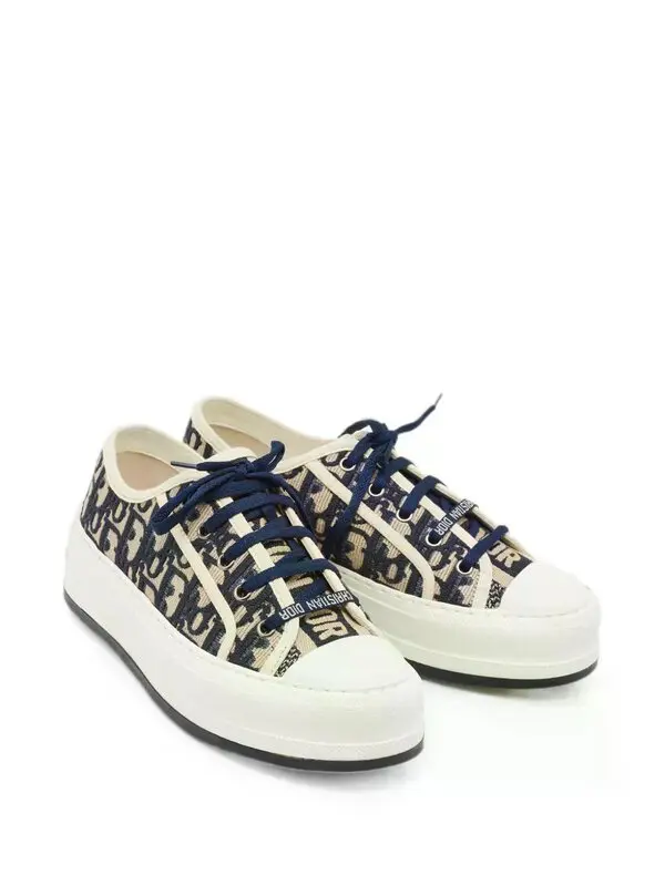 Dior Oblique Jacquard Lace-up Low-top Sneakers