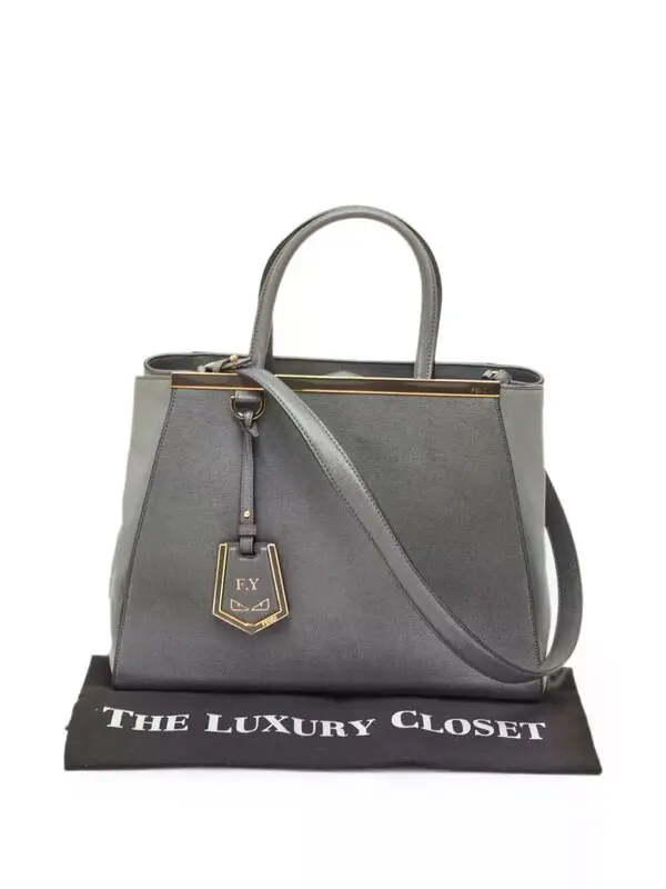 Fendi 2jours Tote Bag - Grey