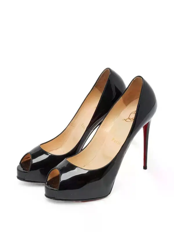 CHRISTIAN LOUBOUTIN Very Prive Peep-toe Pumps