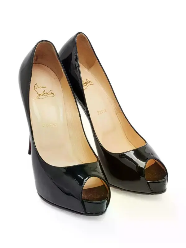 CHRISTIAN LOUBOUTIN Very Prive Peep-toe Pumps