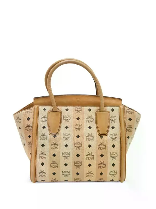 Mcm Visetos Monogram Tote Bag