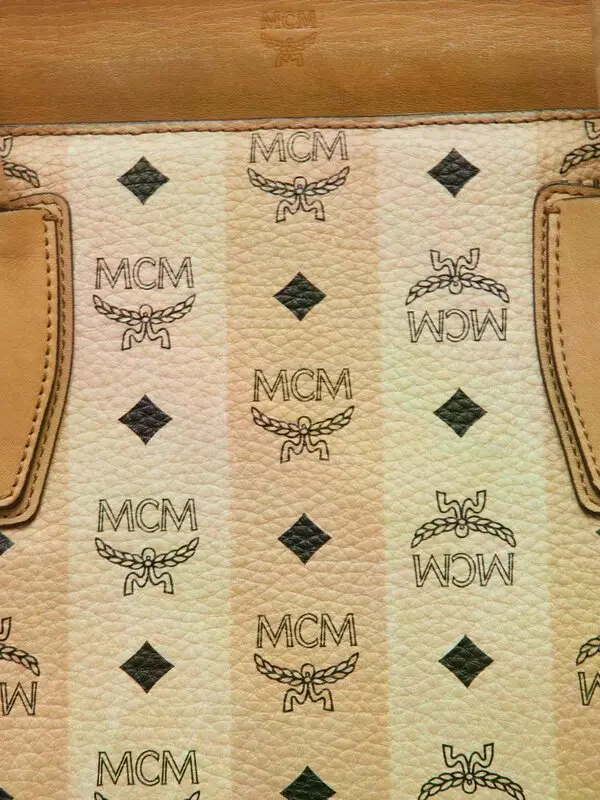 Mcm Visetos Monogram Tote Bag