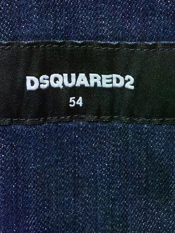 Dsquared2 Denim And Grey Panelled Jacket
