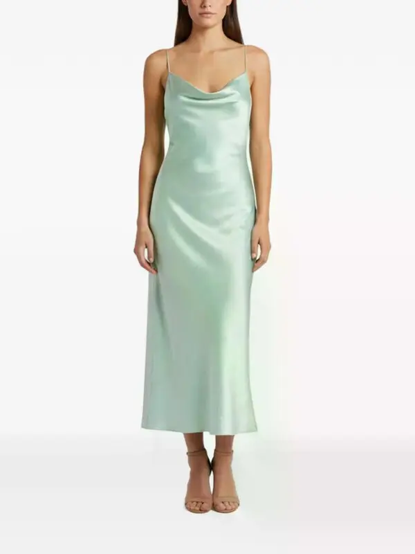 Alice + Olivia Harmony Draped Maxi Dress