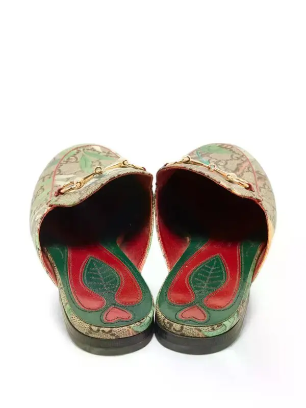 Gucci Princetown Horsebit Detail Mules - Neutrals