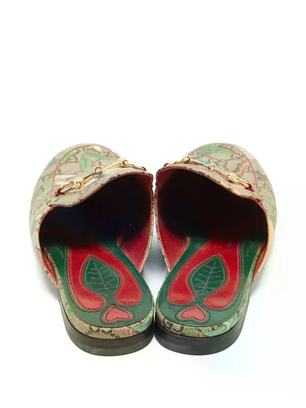 Gucci Princetown Horsebit Detail Mules - Neutrals