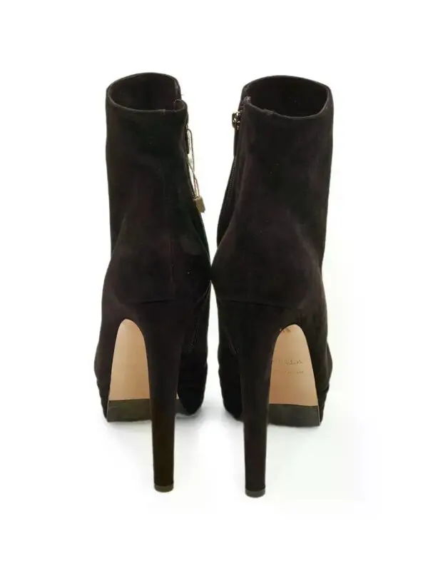 LE SILLA Suede Platform Ankle Boots