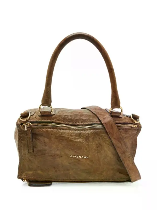Givenchy Pandora Crackle-leather Satchel Bag