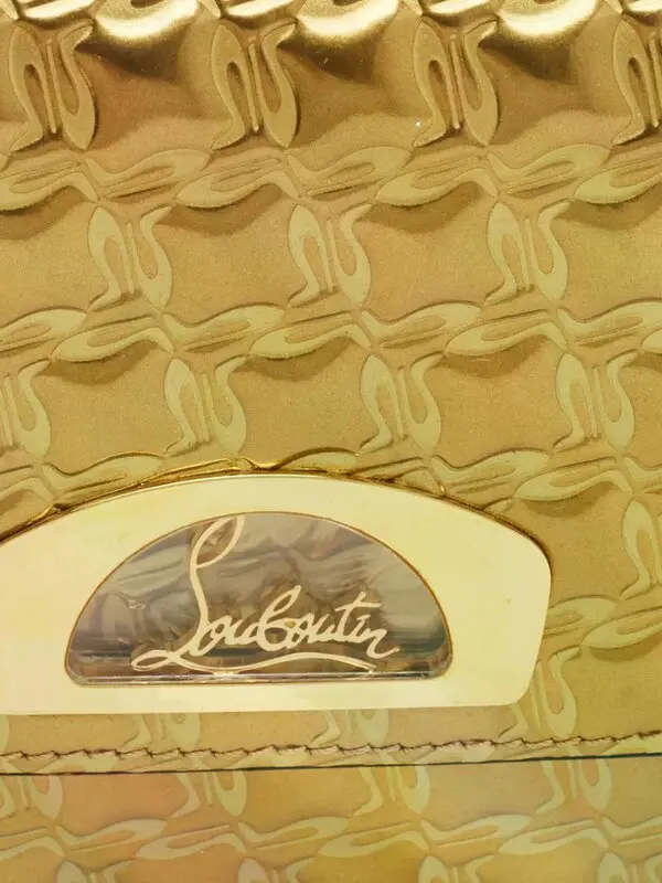 CHRISTIAN LOUBOUTIN Vero Dodat Embossed Clutch Bag