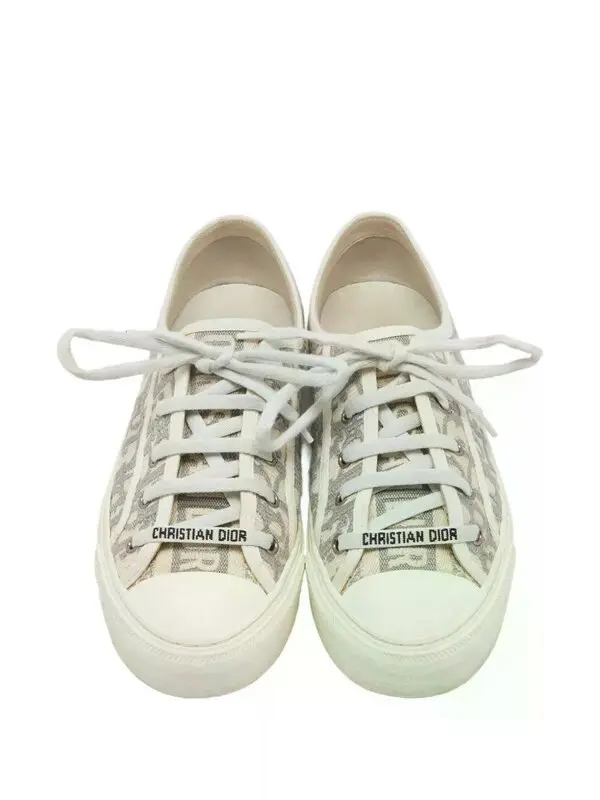 Dior Oblique Walk'n' Low Top Sneakers - Neutrals