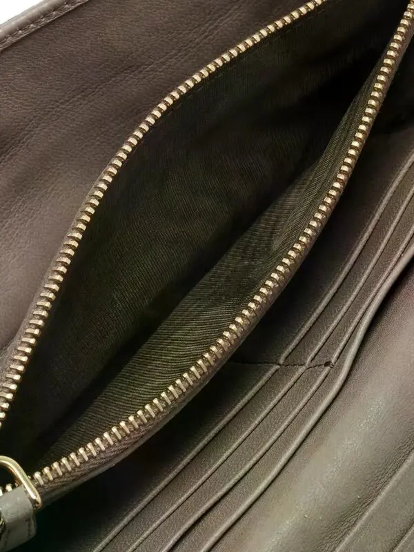 Prada Pleated Continental Wallet
