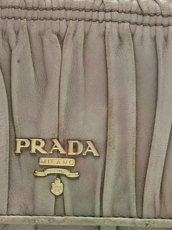 Prada Pleated Continental Wallet