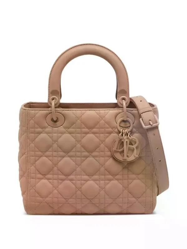 Dior Ultra Matte Cannage Tote Bag - Neutrals
