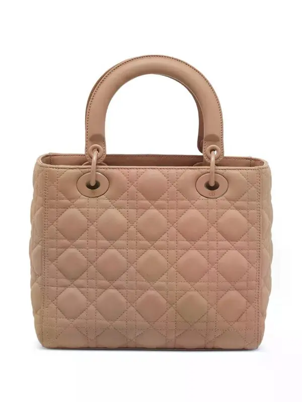 Dior Ultra Matte Cannage Tote Bag - Neutrals