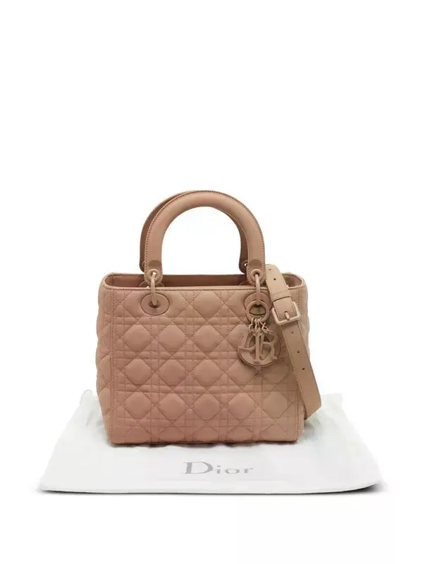 Dior Ultra Matte Cannage Tote Bag - Neutrals
