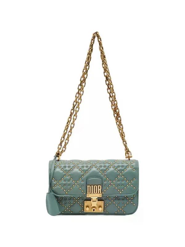 Dior 2016 Dioraddict Cannage Stud-embellished Shoulder Bag