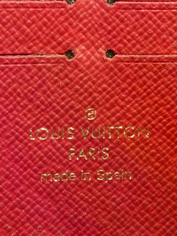 LOUIS VUITTON Clemence Damier Ebene Wallet - Brown