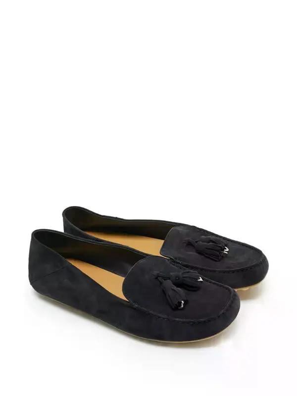 Loro Piana Dot Sole Walk Tassel Loafers