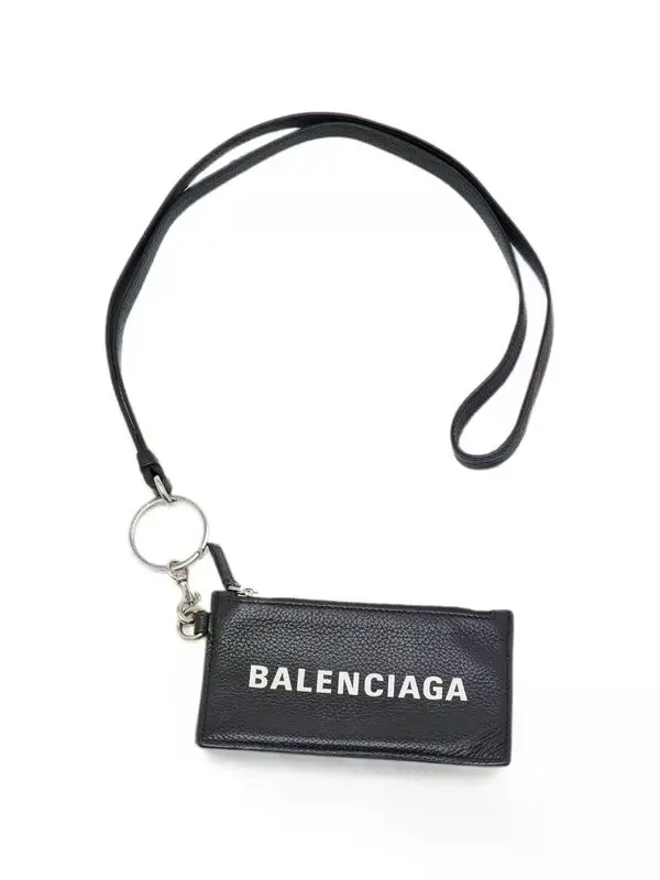 Balenciaga Logo-print Lanyard Cardholder