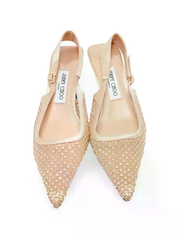 JIMMY CHOO Embellished Slingback Pumps